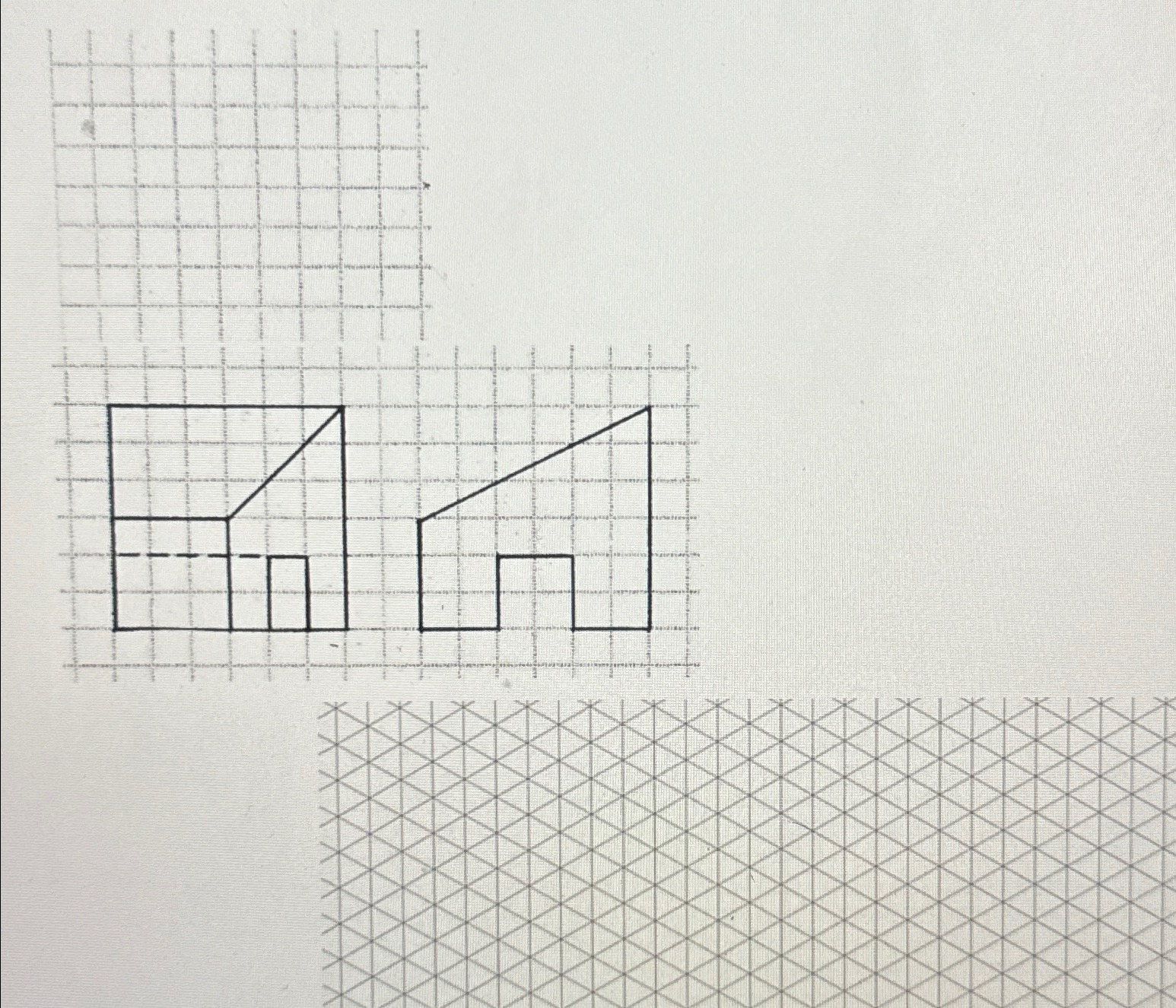 Solved Sketch the top view and the isometric view | Chegg.com