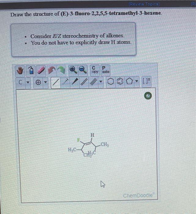 Solved IR [Review Topics) Draw the structure of | Chegg.com