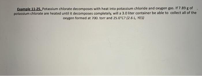Solved Non-STP Gas Stoichiometry Last unit, we learned that | Chegg.com