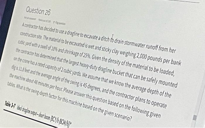 Solved Question 26 buestion 26 Acontactor has decided to use | Chegg.com