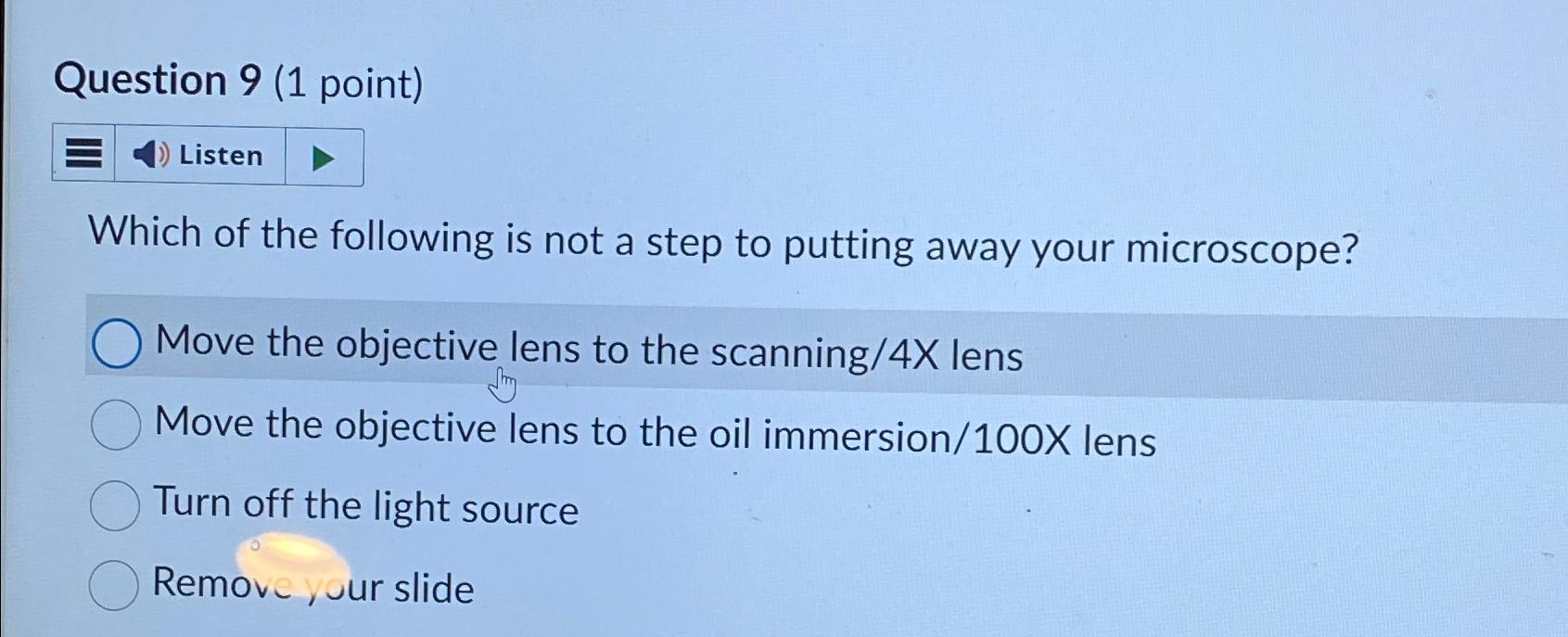 Solved Question 9 (1 ﻿point)Which of the following is not a | Chegg.com