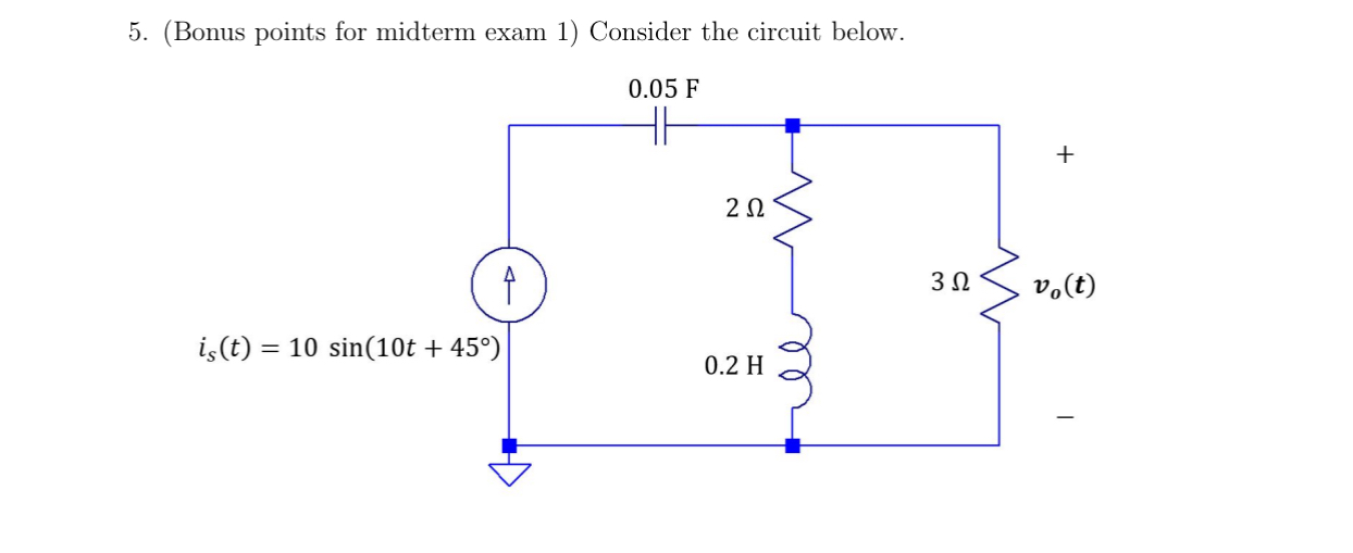Solved (Bonus points for midterm exam 1) ﻿Consider the | Chegg.com