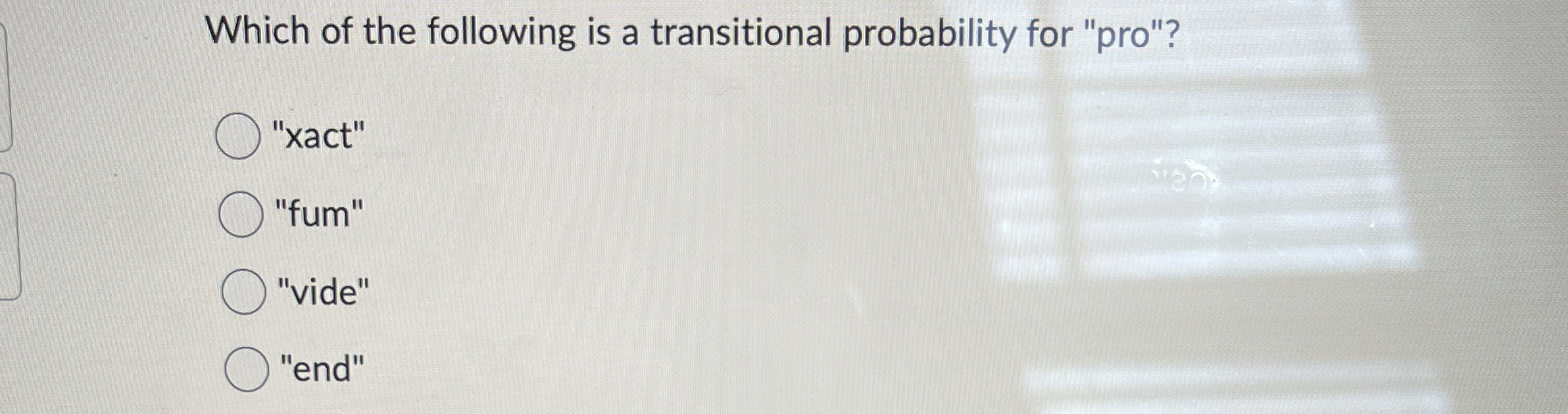 Which of the following is a transitional probability | Chegg.com