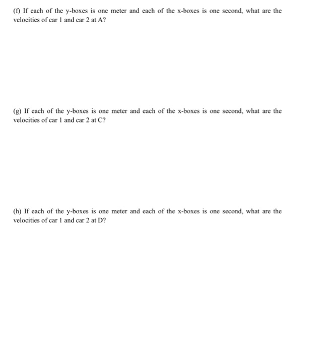 Solved Car 1 (3) Motion of two cars. Goal: to determine | Chegg.com
