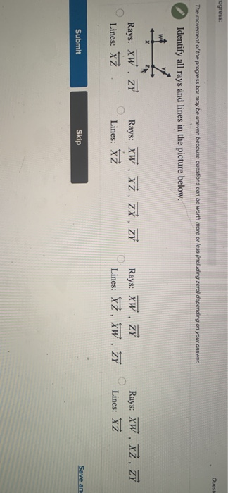 Solved ogress: Quest The movement of the progress bar may be | Chegg.com