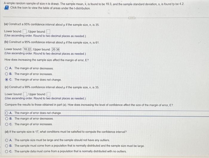 Solved Table VI t-Distribution Area in Right Tail | Chegg.com