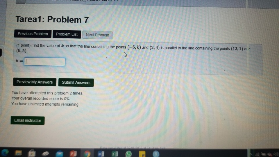 Solved Tarea1: Problem 7 Previous Problem Problem List Next | Chegg.com
