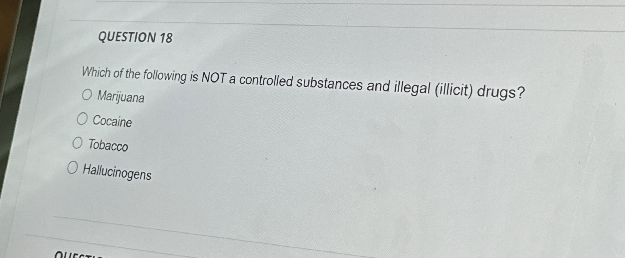 Solved QUESTION 18Which of the following is NOT a controlled | Chegg.com