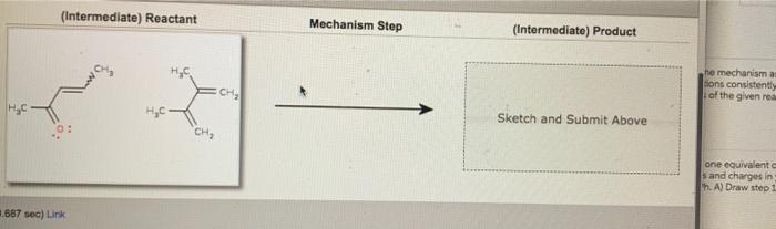Solved (Intermediate) Reactant Mechanism Step (Intermediate) | Chegg.com