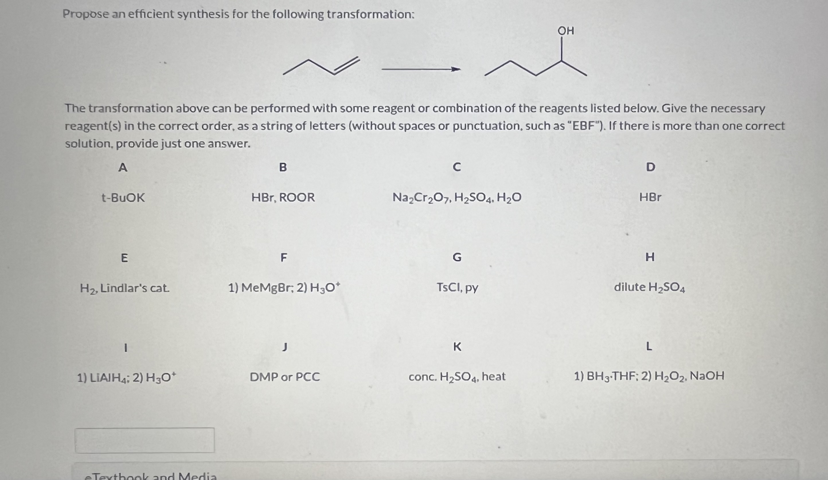 Solved Propose an efficient synthesis for the following | Chegg.com