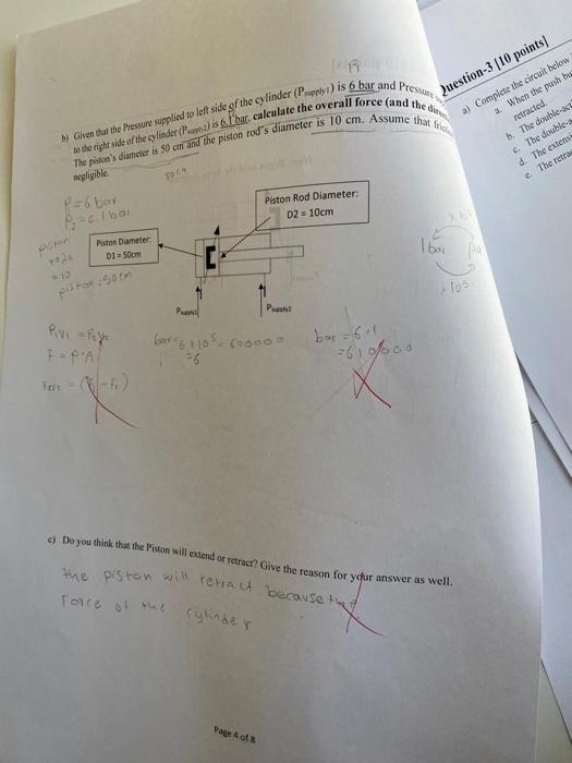 a) Derive a general formula for the extension force | Chegg.com