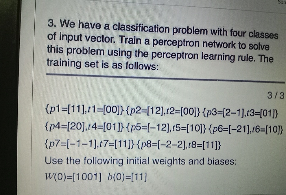 Solved We have a classification problem with four classes of | Chegg.com
