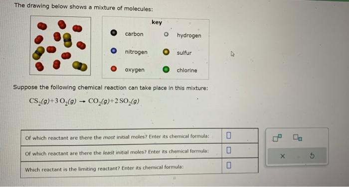 [Solved]: The drawing below shows a mixture of molecules: