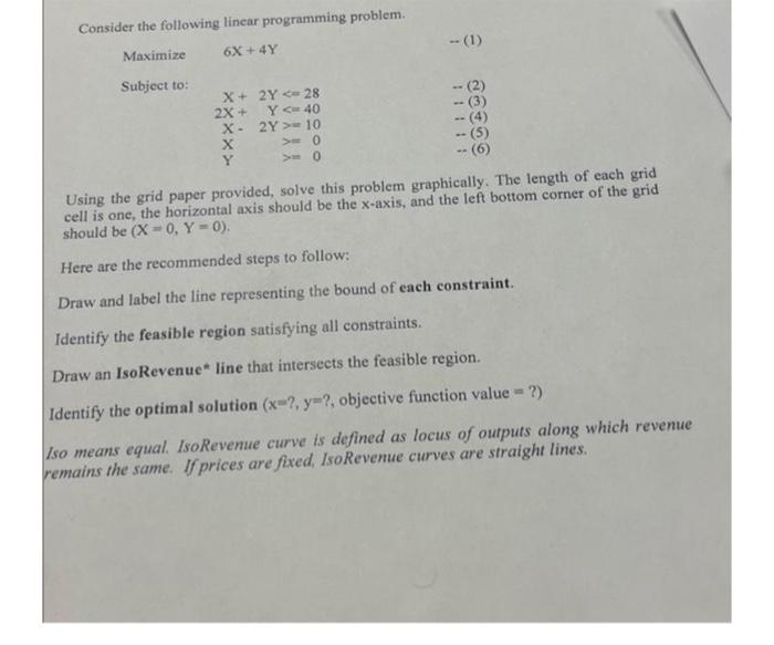 Solved 1 A What Is The Optimal X Y 1 B What Is The Optimal