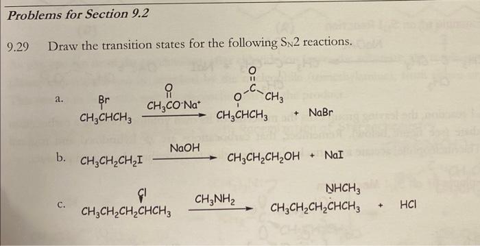 Solved Problems for Section 9.2 9.29 Draw the transition | Chegg.com
