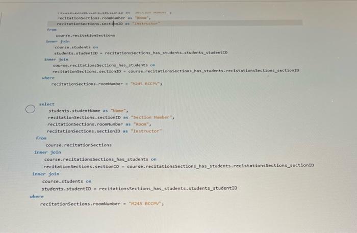 Solved Question 31 (1 point) Which of the following SQL | Chegg.com