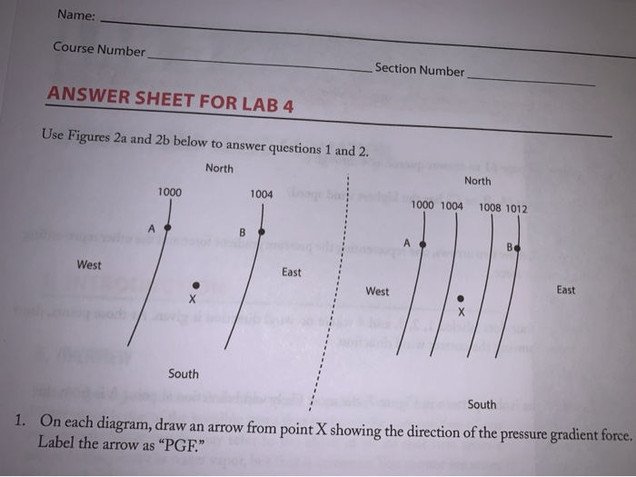 Solved Name: Course Number Section Number ANSWER SHEET FOR | Chegg.com