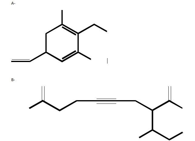 Solved 1- Give the systematic name of the following | Chegg.com