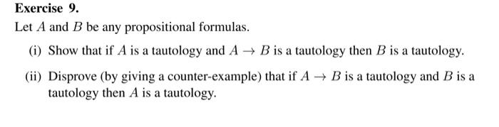 Solved Exercise 4. Write down a propositional formula with | Chegg.com