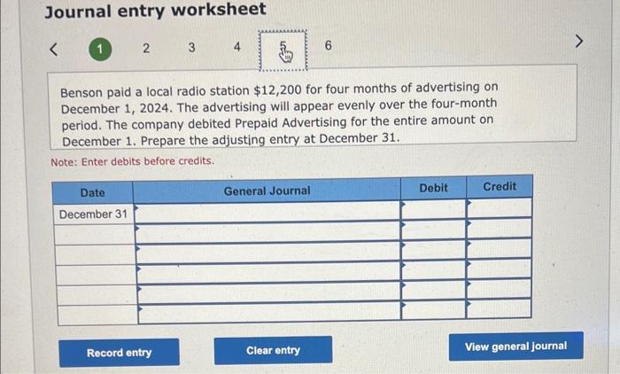 Solved Journal entry worksheet 2 A three-year fire insurance | Chegg.com