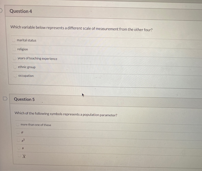 Solved Question 2 1 pts In inferential statistics the | Chegg.com