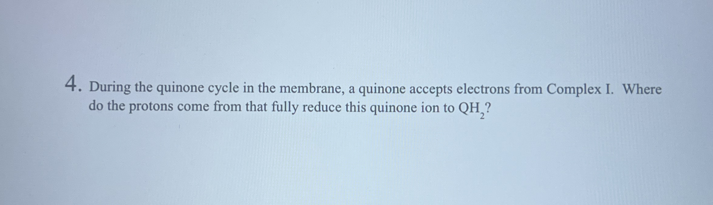 Solved During the quinone cycle in the membrane, a quinone | Chegg.com