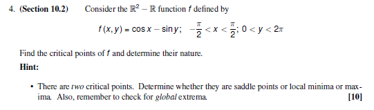 Solved (Section 10.2) ﻿Consider the R2-R ﻿function f | Chegg.com