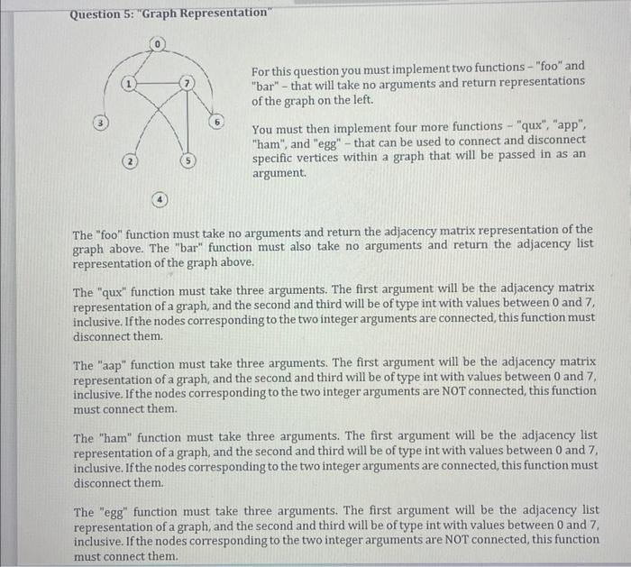 Solved I have created the foo and bad function but I am | Chegg.com