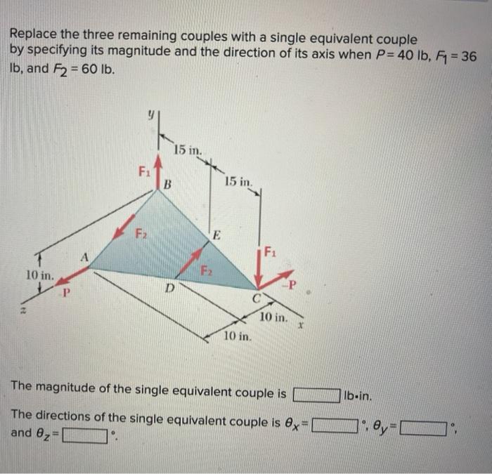Solved Replace the three remaining couples with a single | Chegg.com