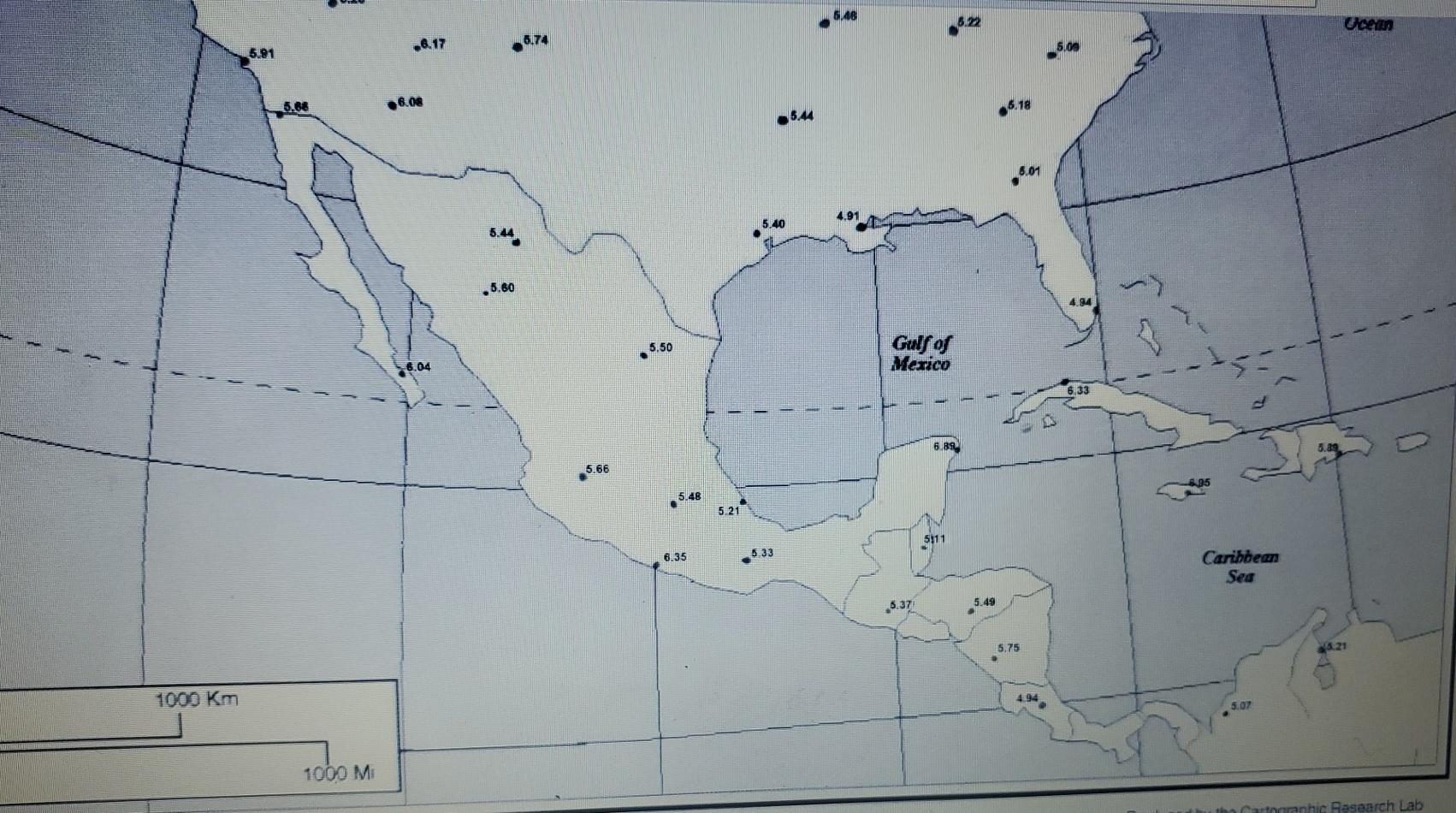 Solved 2. For the July insolation map, draw isopleths using | Chegg.com