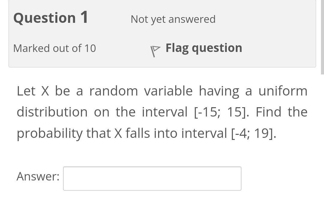 Solved Let X be a random variable having a uniform | Chegg.com