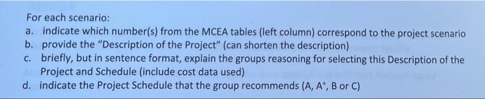 Reviewing Appendix 1 of the MCEA document and | Chegg.com