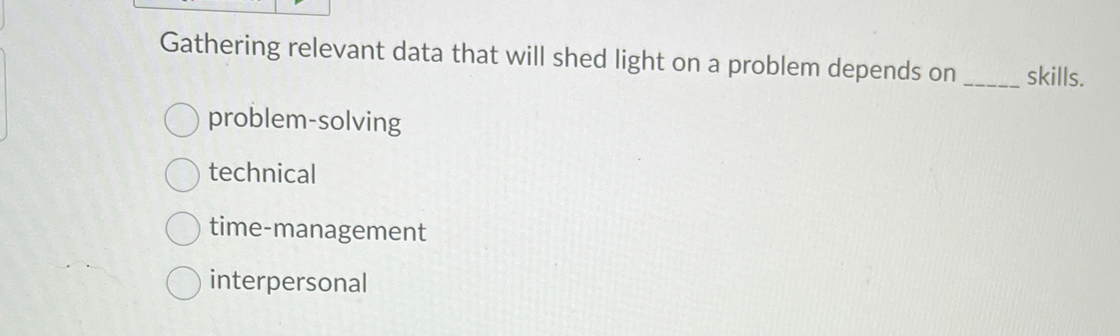 Solved Gathering relevant data that will shed light on a | Chegg.com