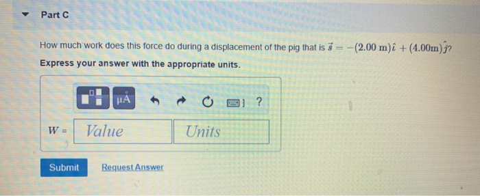 Solved On a farm, you are pushing on a stubborn pig with a | Chegg.com