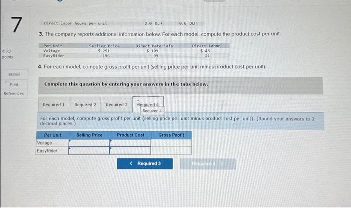 Solved Problem 4-4A (Algo) Using departmental overhead rate | Chegg.com
