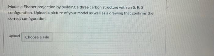 Solved Build a two carbon structure with an S,R | Chegg.com