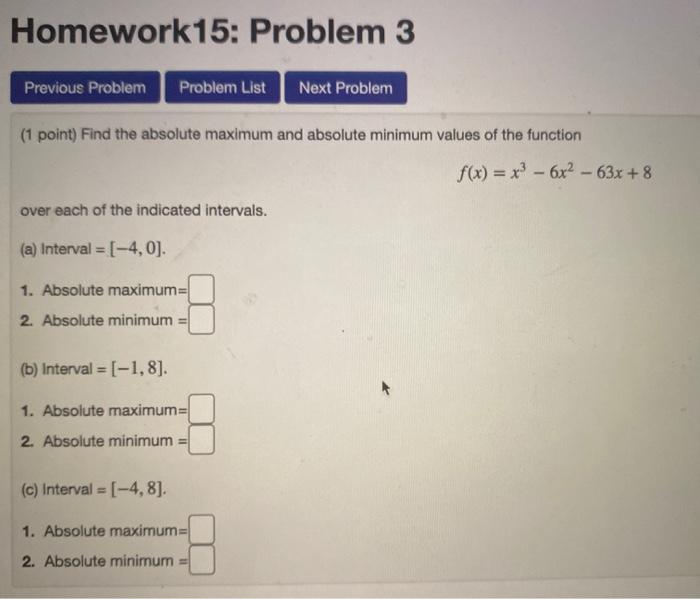 Solved Homework15 Problem 3 Previous Problem Problem List
