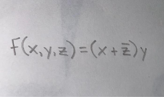 Solved Find The Sum Of Products Expansion Of The Boolean