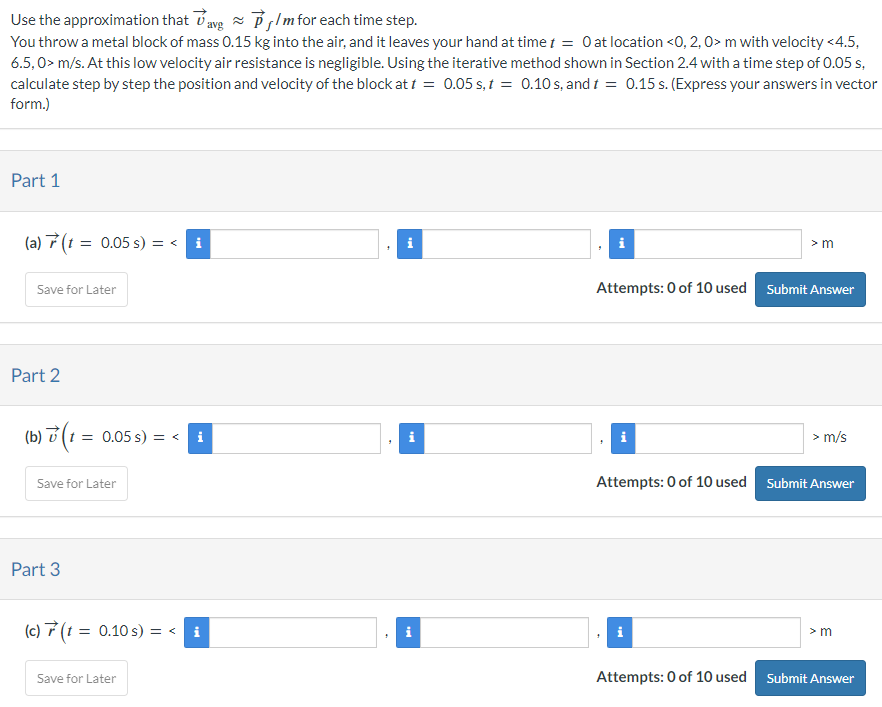 Solved Use the approximation that vec(v)avg ~~vec(p)fm ﻿for | Chegg.com