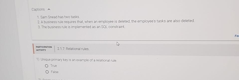 Solved Captions1 ﻿Sam Snead has two tasks.2. ﻿A business | Chegg.com