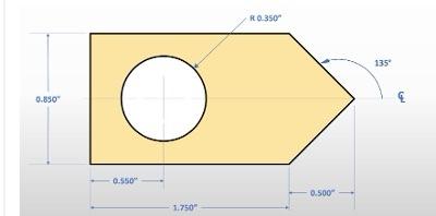 Solved create a G-code for this stcok of 1’’ x 3’’ x0.5’’. | Chegg.com