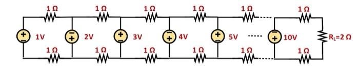 Solved 10 122 10 10 10 10 W.. 1V 3V 4V 5V R=2 02V 10 102 12 | Chegg.com