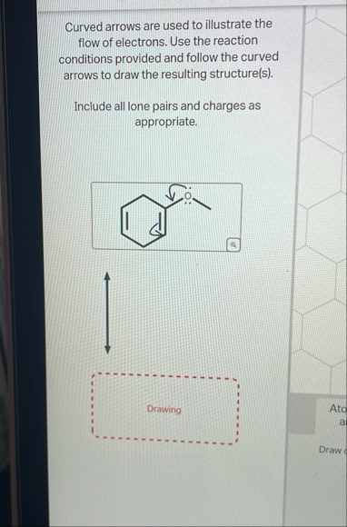 Solved Curved arrows are used to illustrate the flow of | Chegg.com
