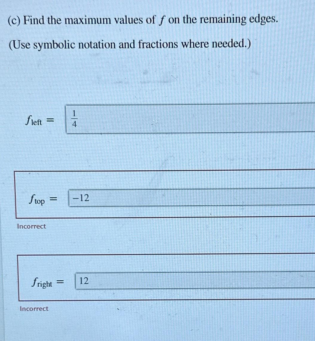 Solved Find the maximum off(x,y)=x+y-x2-y2-xyon the square, | Chegg.com