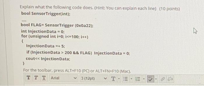 Solved Explain what the following code does. (Hint: You can | Chegg.com