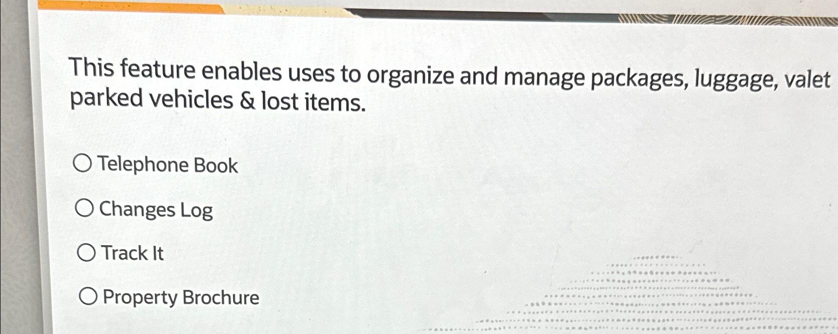 Solved This feature enables uses to organize and manage | Chegg.com