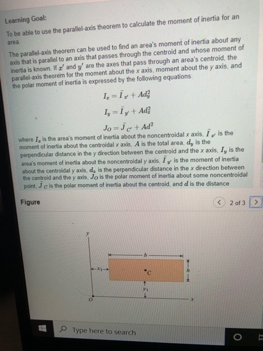 Solved be able to use the parallel-axis theorem to | Chegg.com