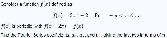 Solved Find the Fourier Series. | Chegg.com