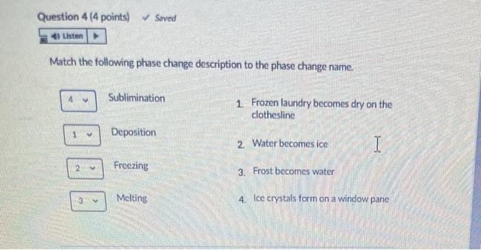 Solved Question 1 (3 points) Usten A compound boils at 110 | Chegg.com