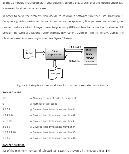 Solved Test Case Selection ProblemTest Case Selection | Chegg.com